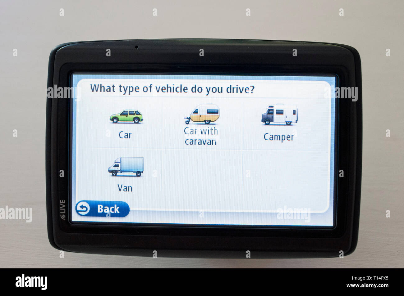 Tom tom and sat nav hi-res stock photography and images - Alamy
