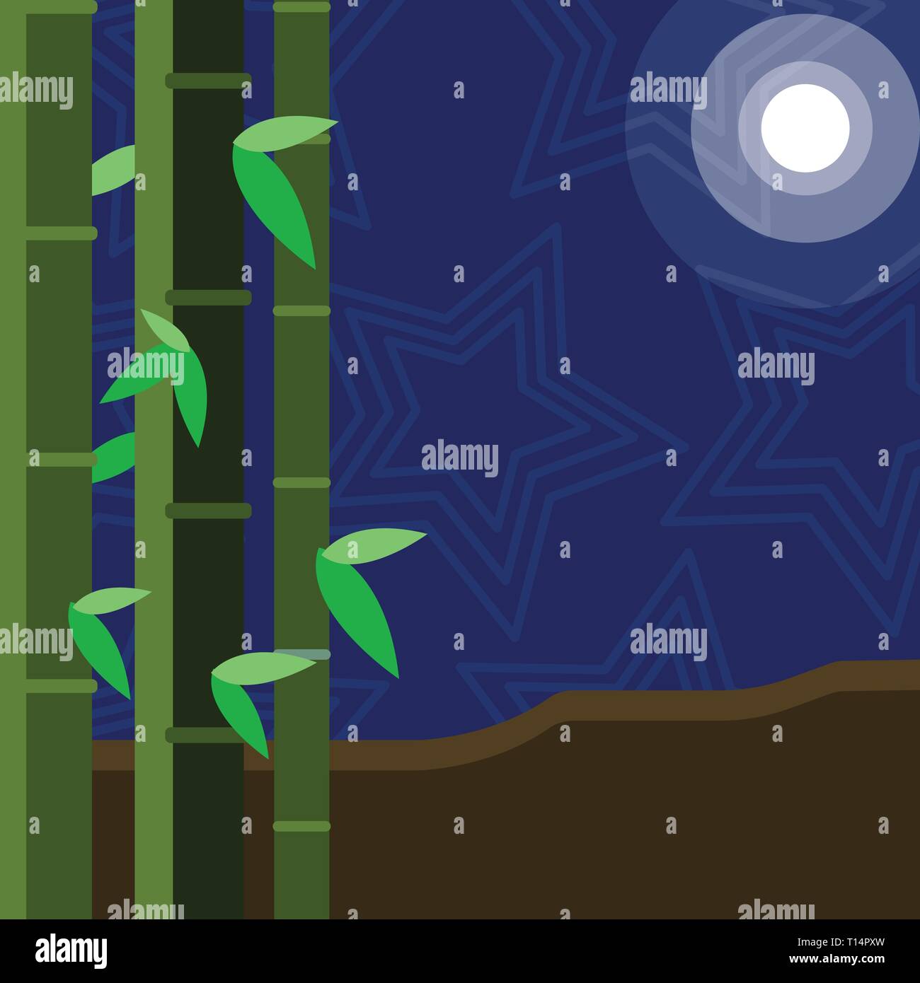 Bamboo stalk photo Stock Vector Images - Alamy