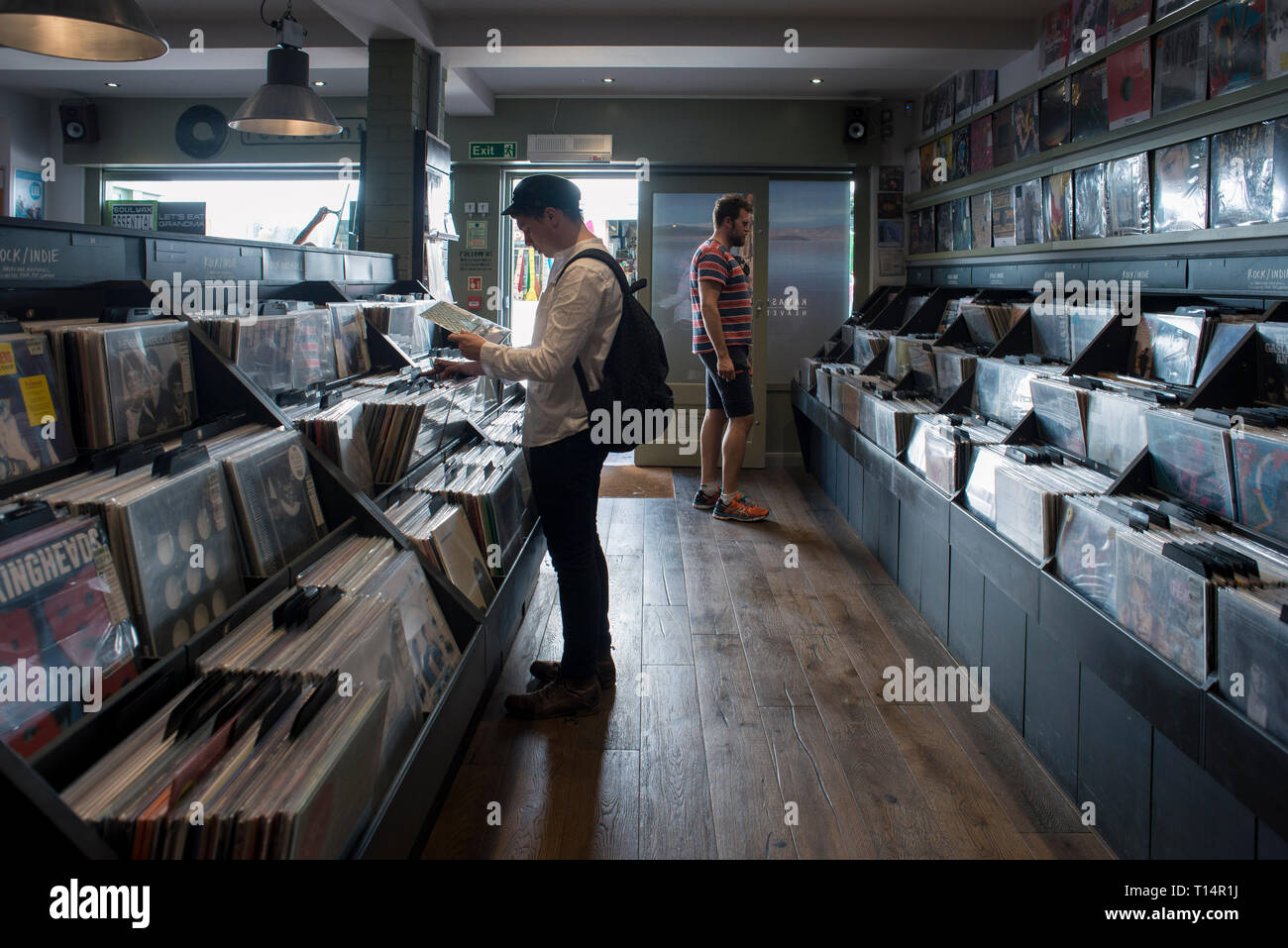 Photos of Resident Record Store in Brighton's North Laine Stock Photo ...