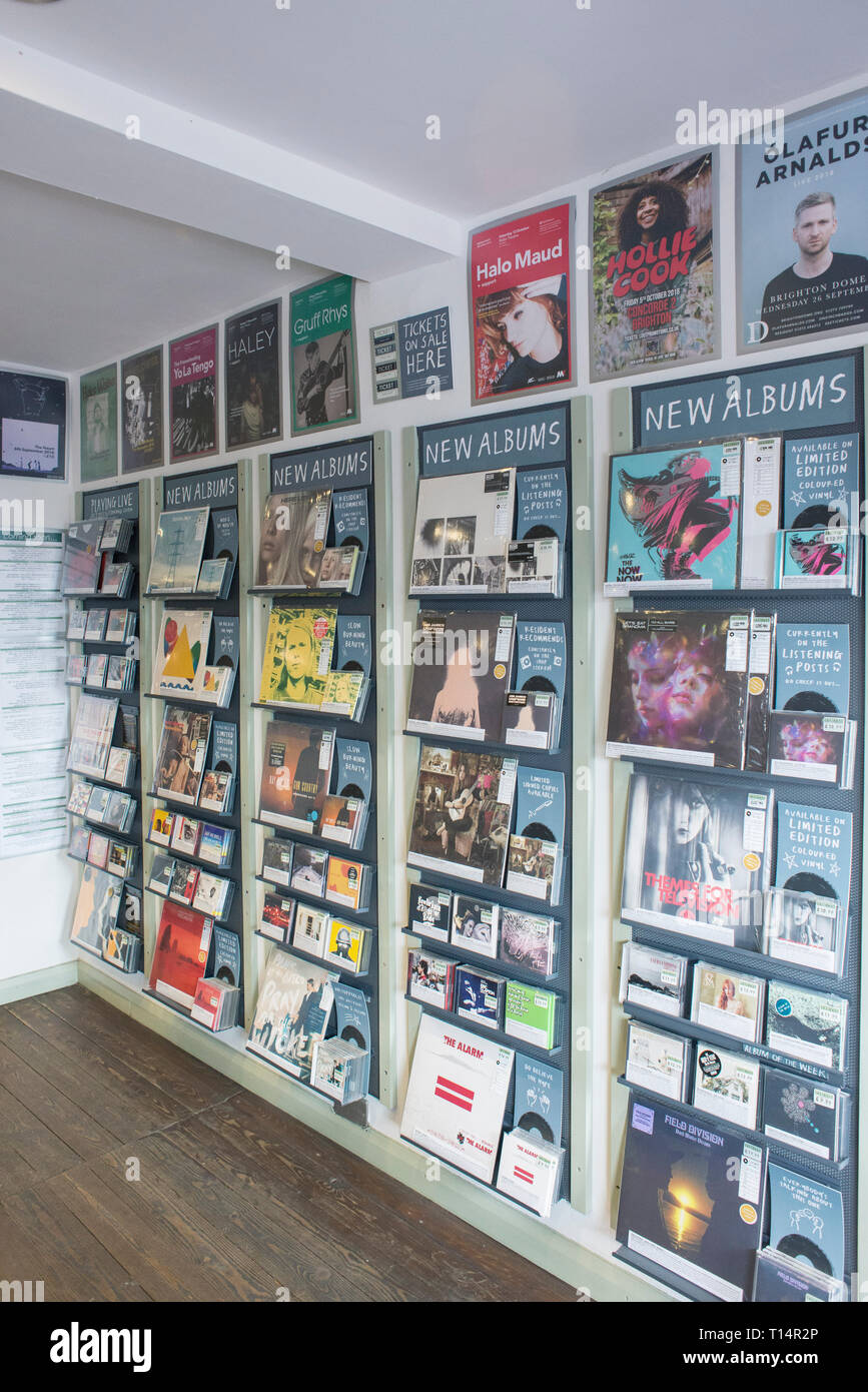 Photos of Resident Record Store in Brighton's North Laine Stock Photo ...