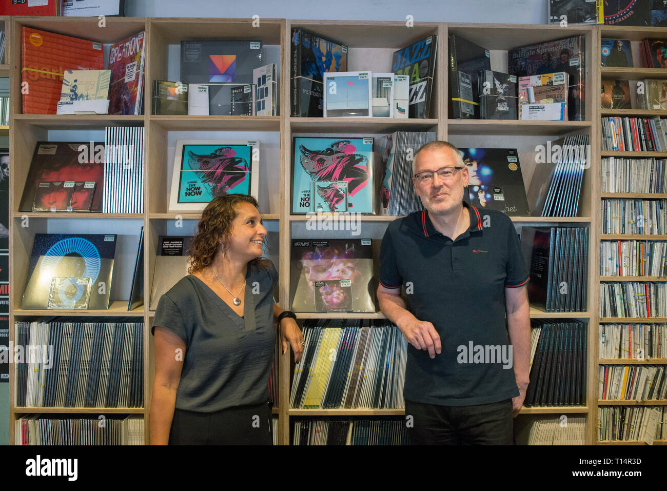 Photos of Resident Record Store in Brighton's North Laine Stock Photo ...
