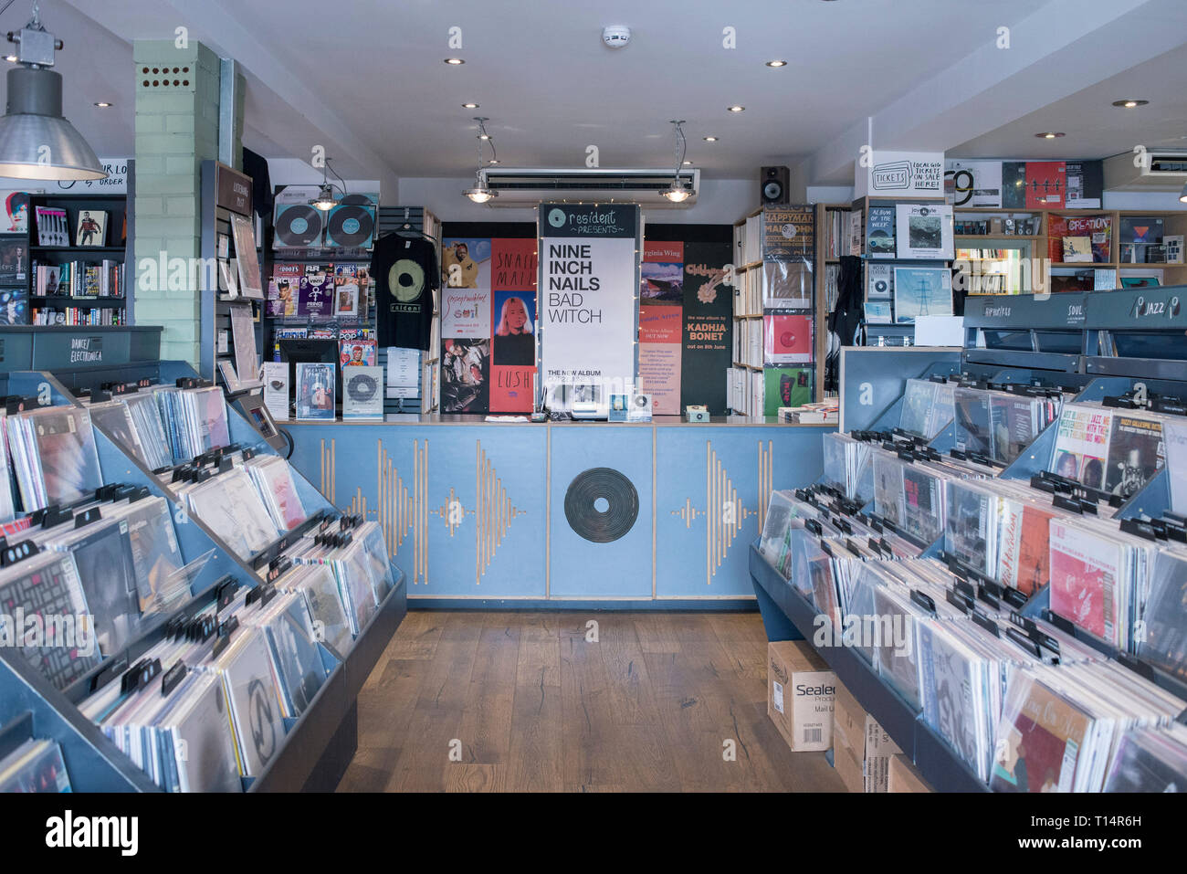 Photos of Resident Record Store in Brighton's North Laine Stock Photo ...