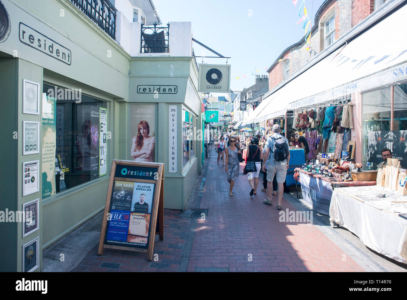 Photos of Resident Record Store in Brighton's North Laine Stock Photo ...
