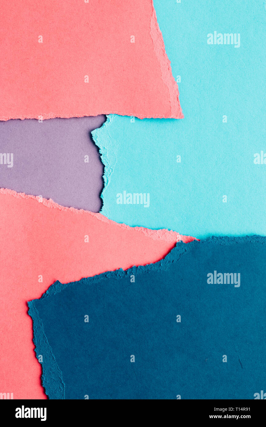 Torn paper texture as background. Always stay creative Stock Photo - Alamy