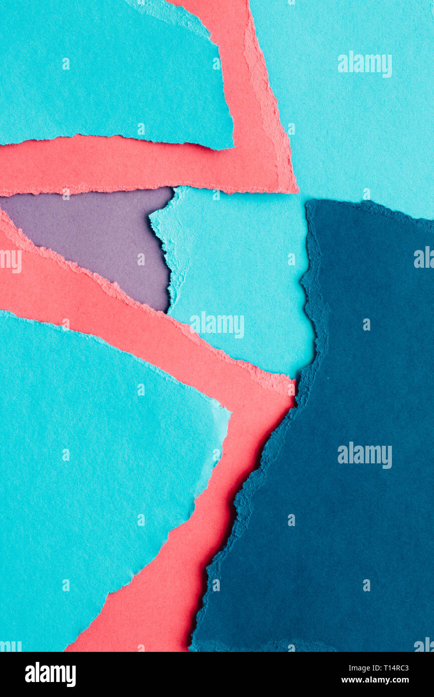 Torn paper texture as background. Always stay creative Stock Photo - Alamy