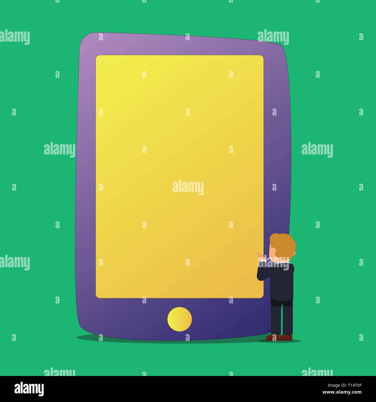 Green giant ad Stock Vector Images - Alamy