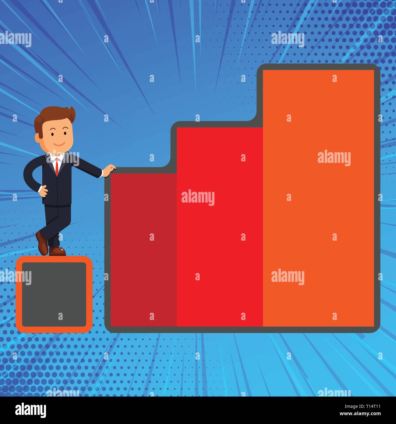 Rising columns Stock Vector Images - Alamy