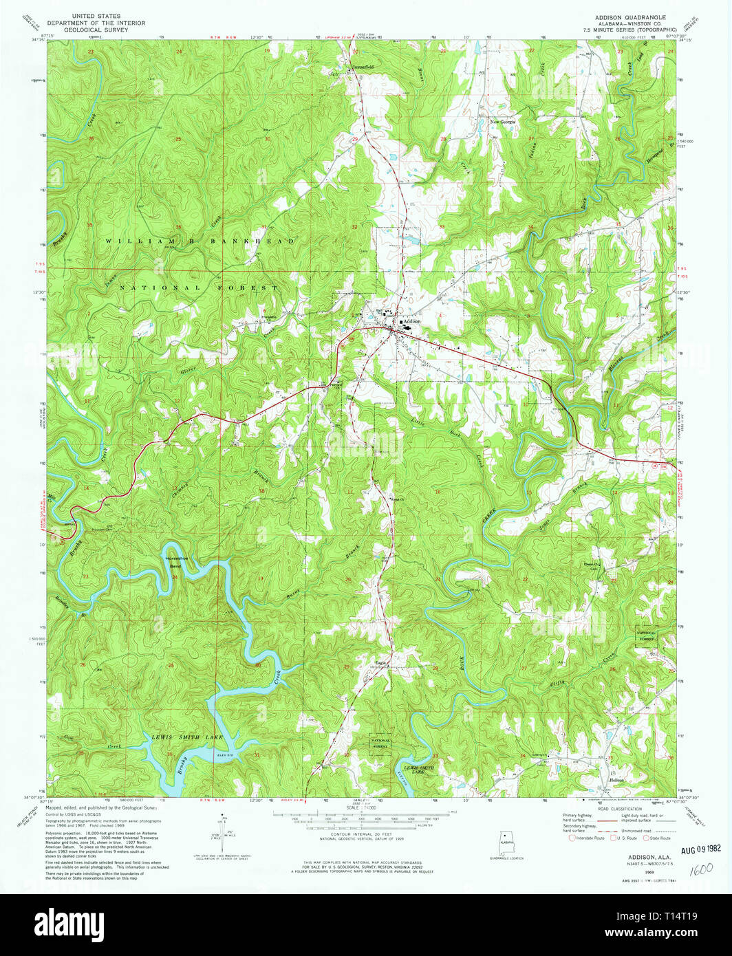 Map of addison hi-res stock photography and images - Alamy