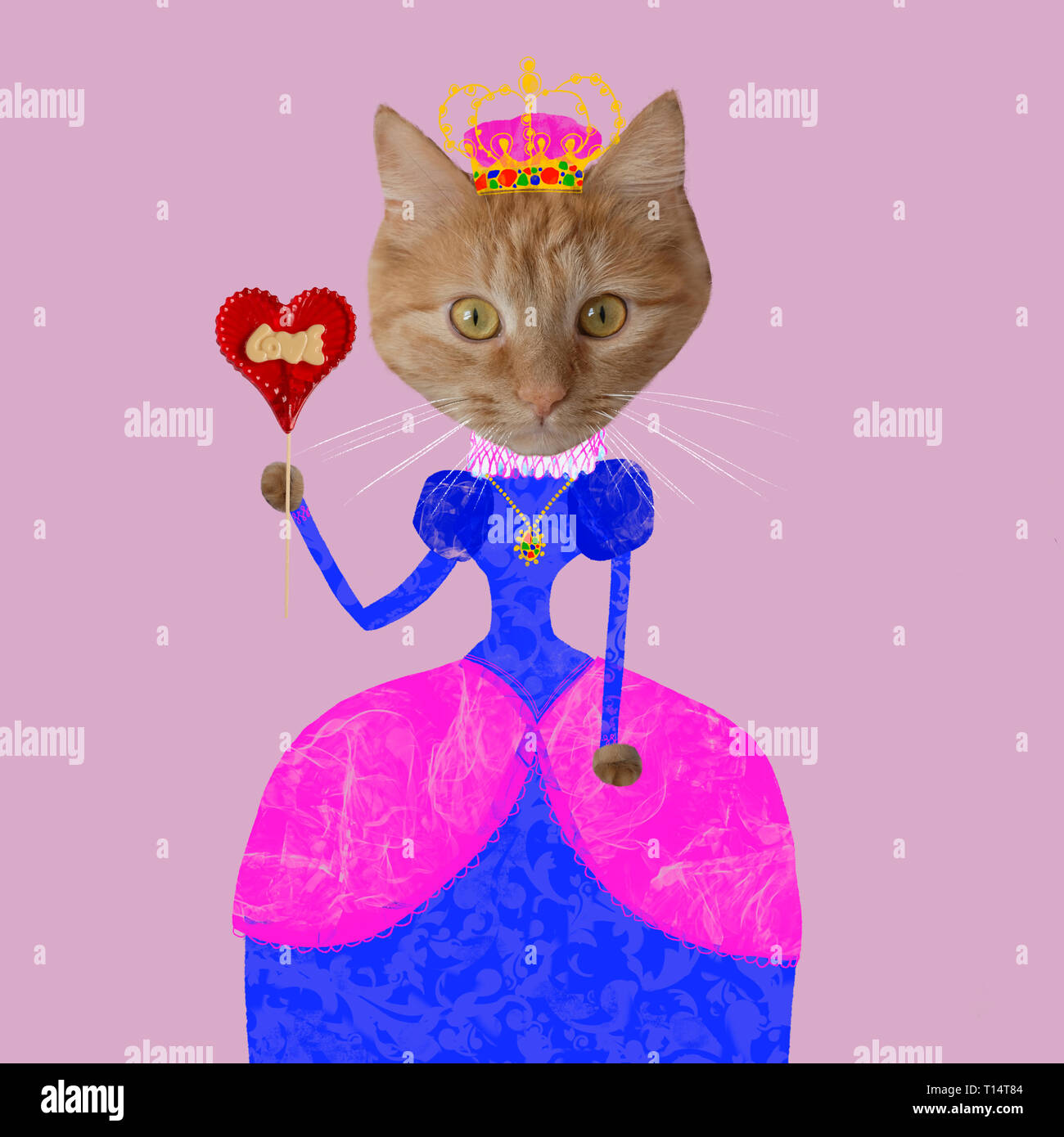 Beautiful abstract heart collage hi-res stock photography and images ...