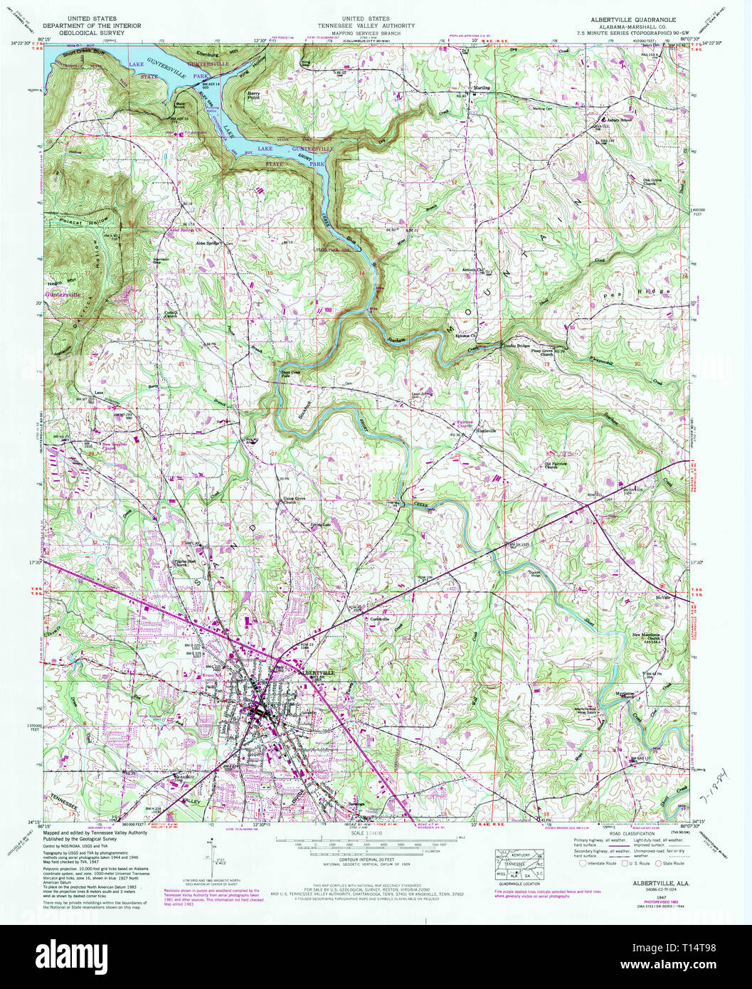 Map of albertville hi-res stock photography and images - Alamy
