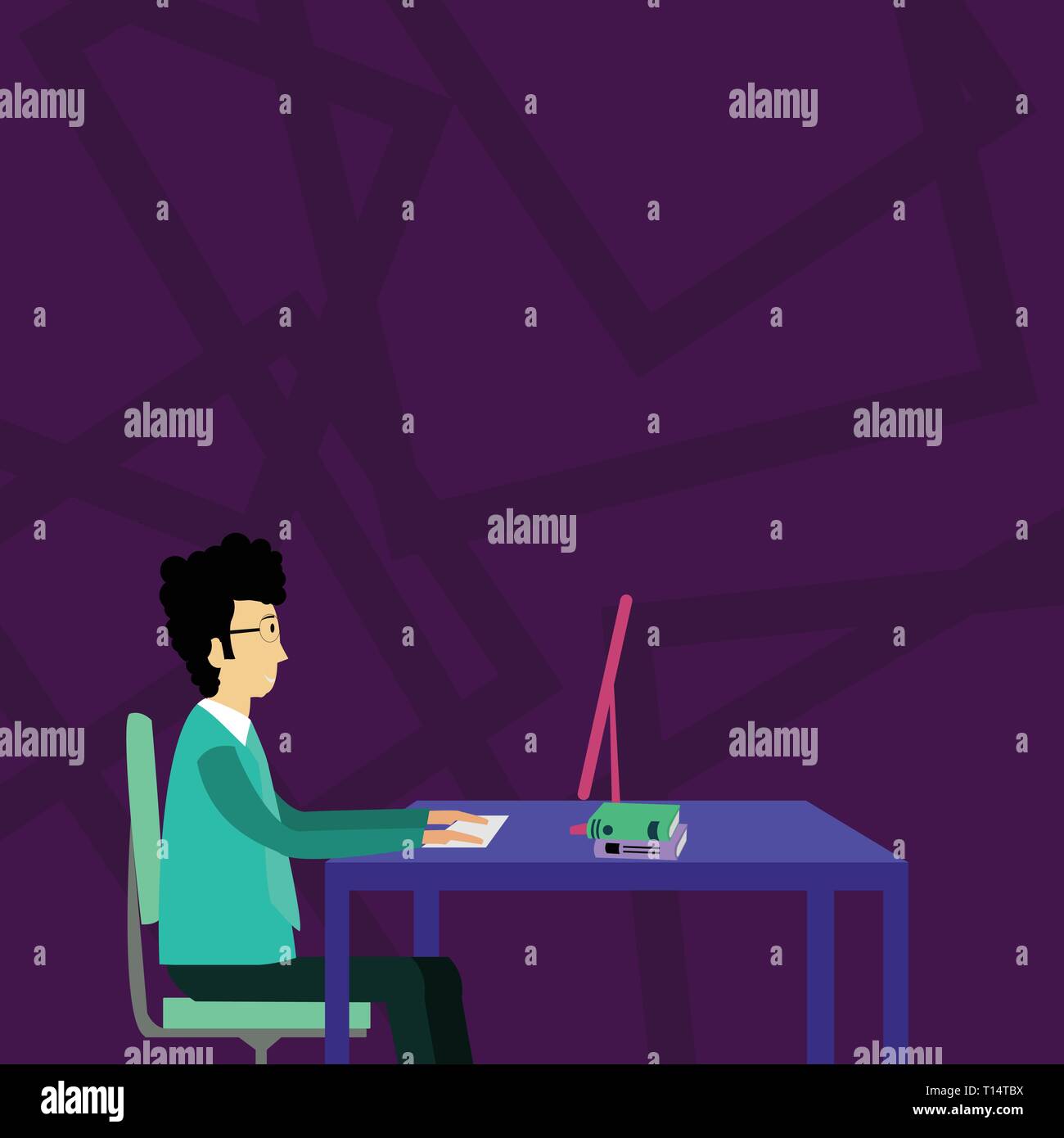 Correct Typing Position High Resolution Stock Photography and Images ...
