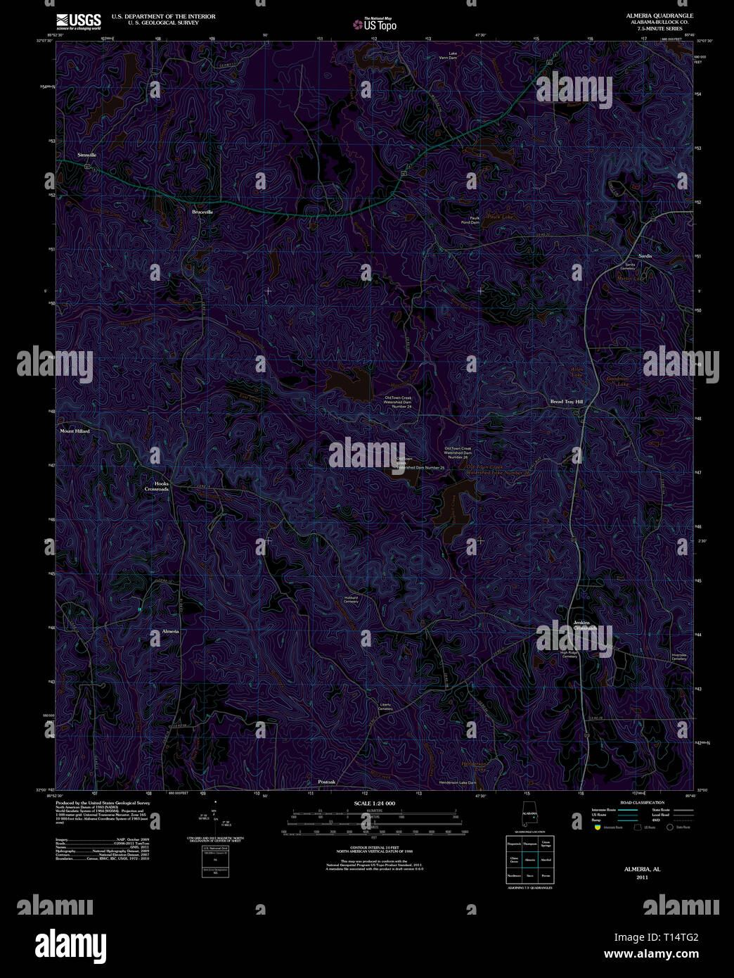 Map of almeria hi-res stock photography and images - Alamy