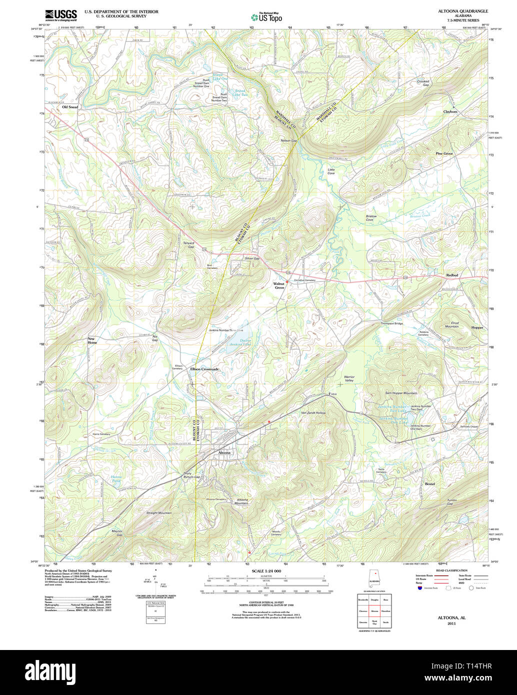 Altoona map hi-res stock photography and images - Alamy