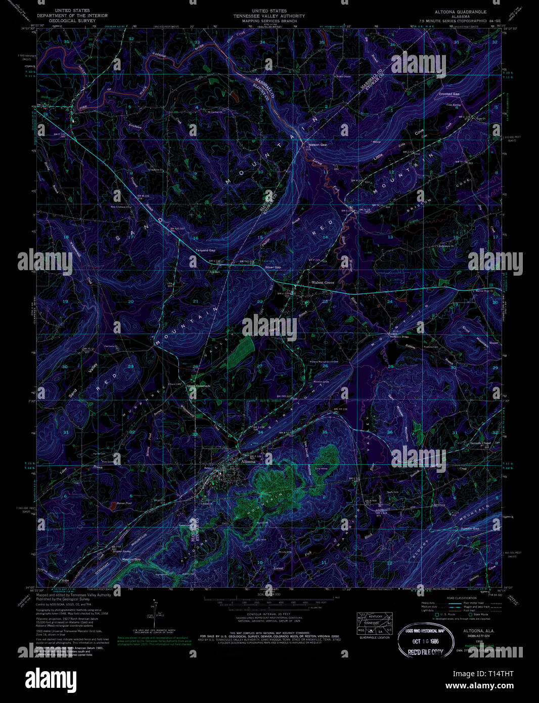 Map of altoona hi-res stock photography and images - Alamy
