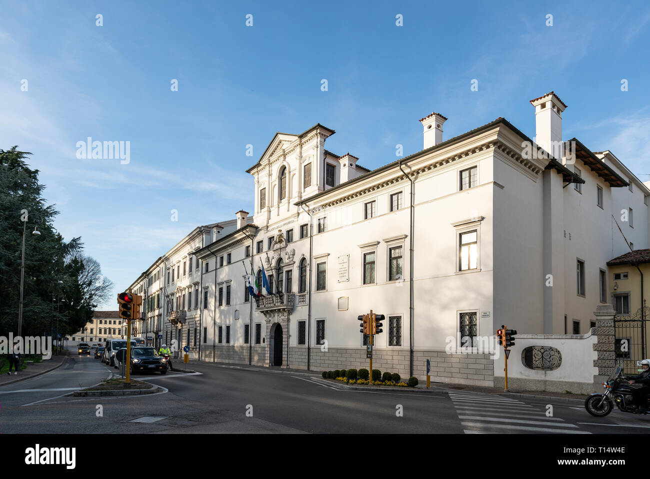 Udine, Friuli Venezia Giulia region, Italy. March 22 2019. the building ...