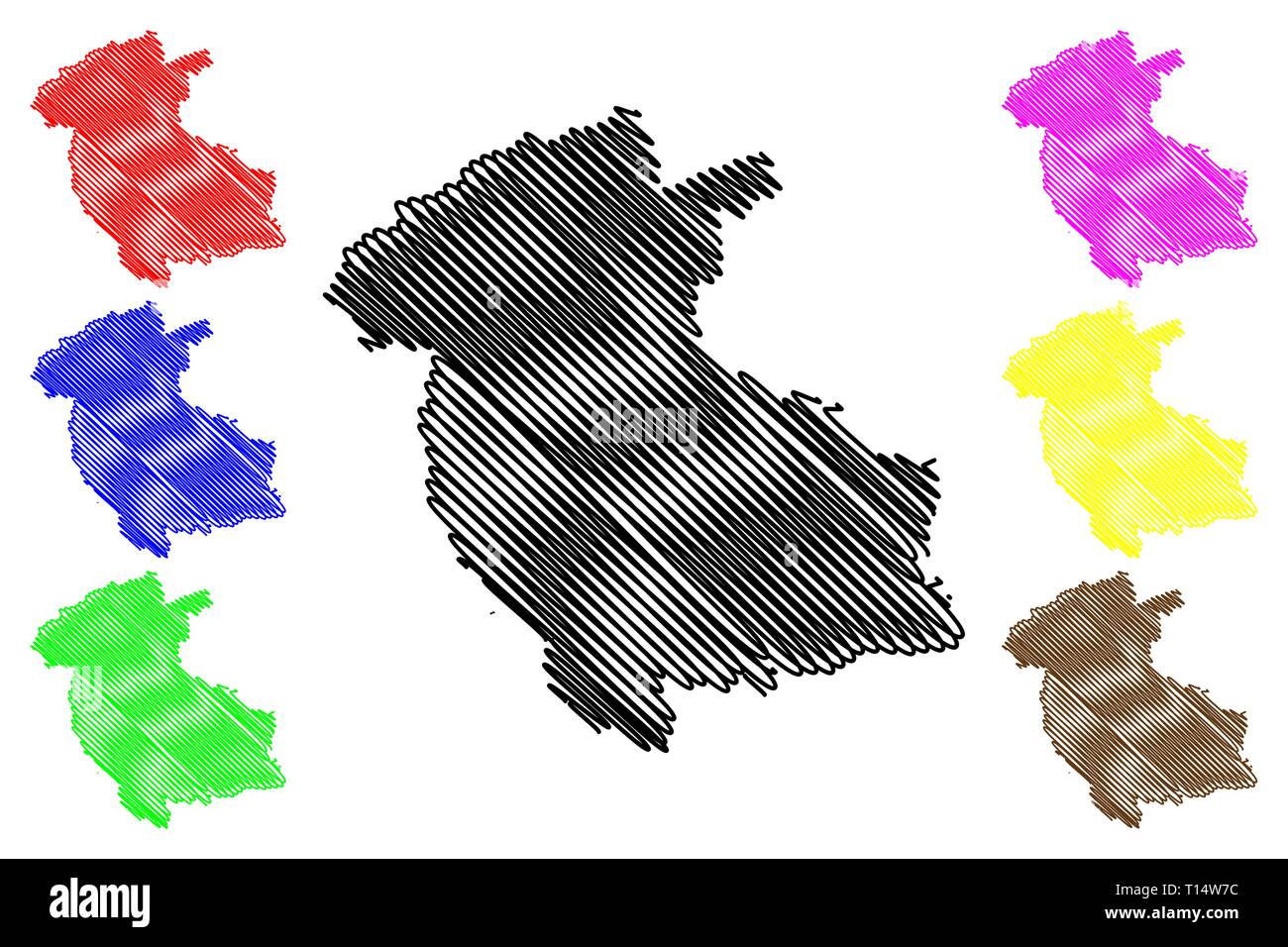 Stirling (United Kingdom, Scotland, Local government in Scotland) map ...