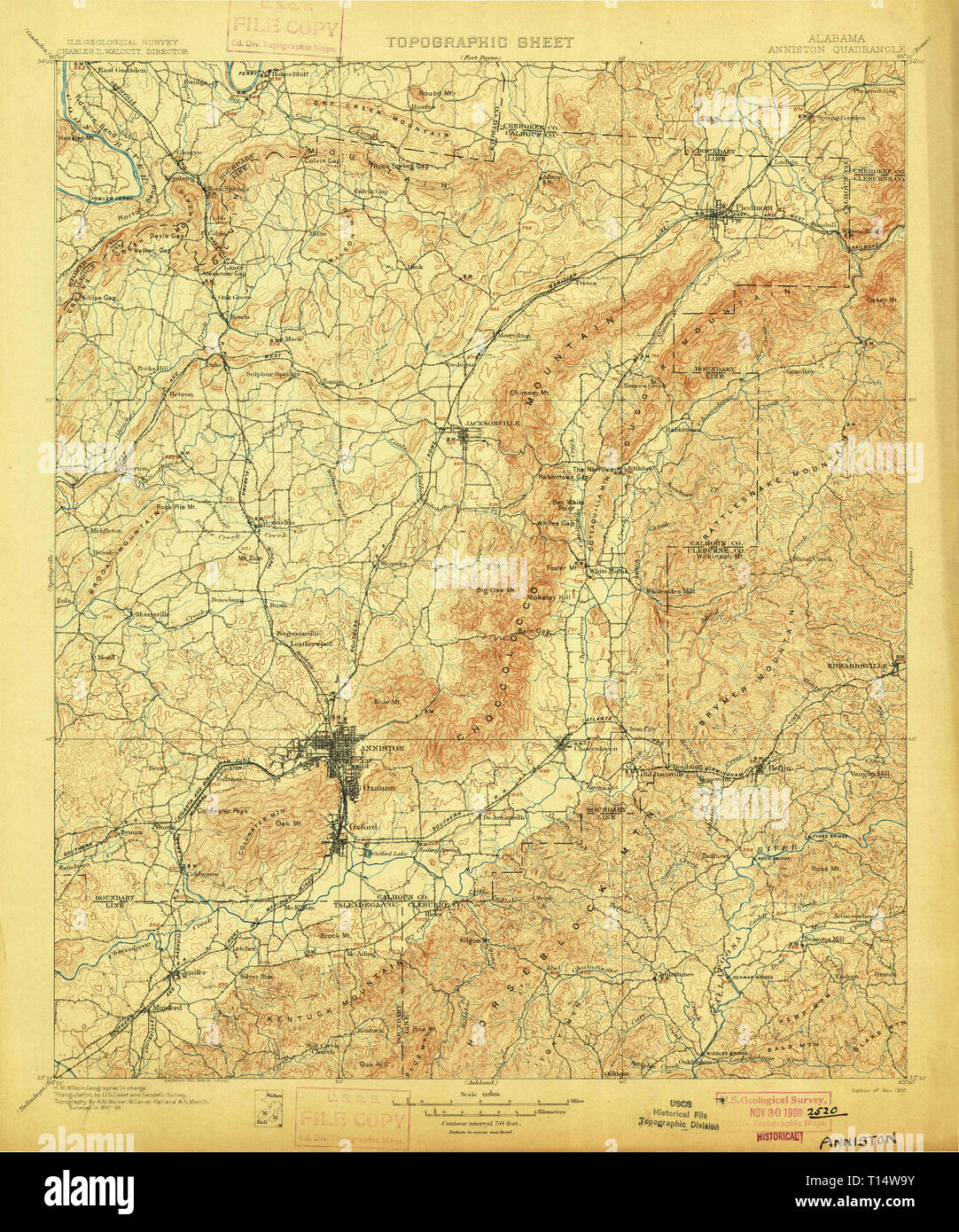 Anniston alabama map hi-res stock photography and images - Alamy