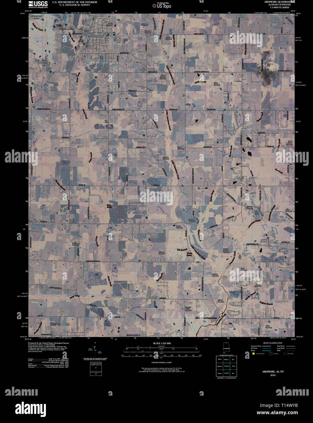 Ardmore map hi-res stock photography and images - Alamy