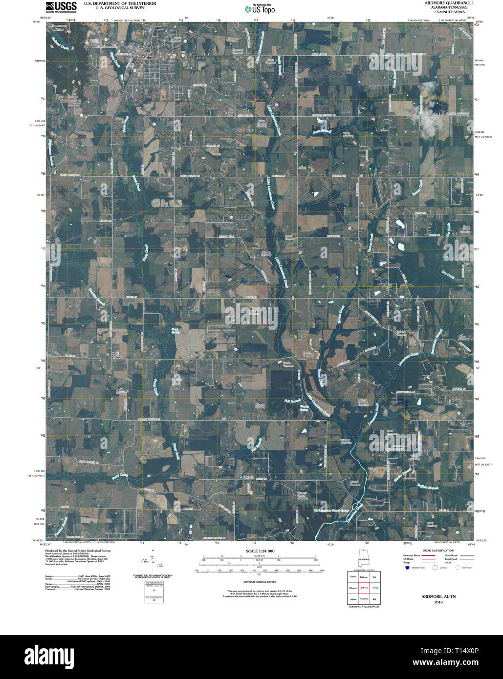 Ardmore map hi-res stock photography and images - Alamy