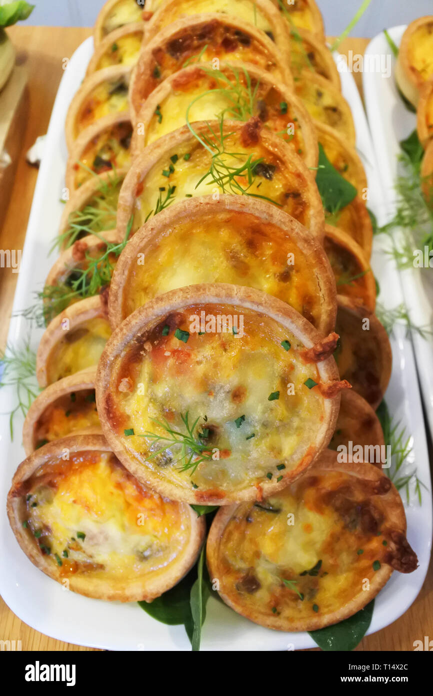 Group of quiches hi-res stock photography and images - Alamy