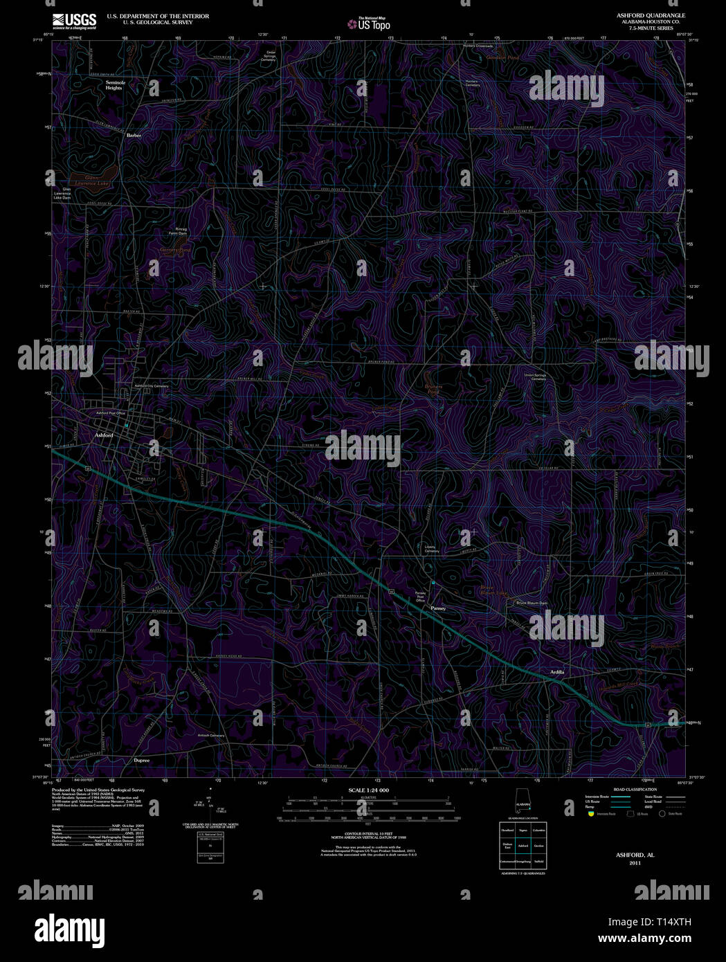 Ashford map hi-res stock photography and images - Alamy