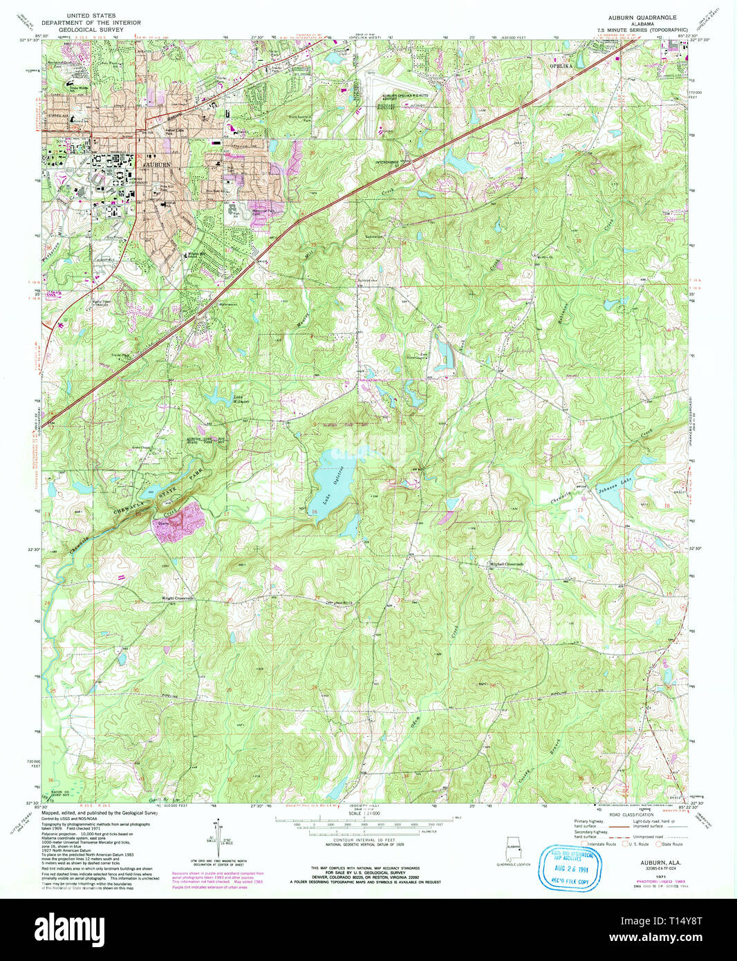 Auburn map hi-res stock photography and images - Alamy