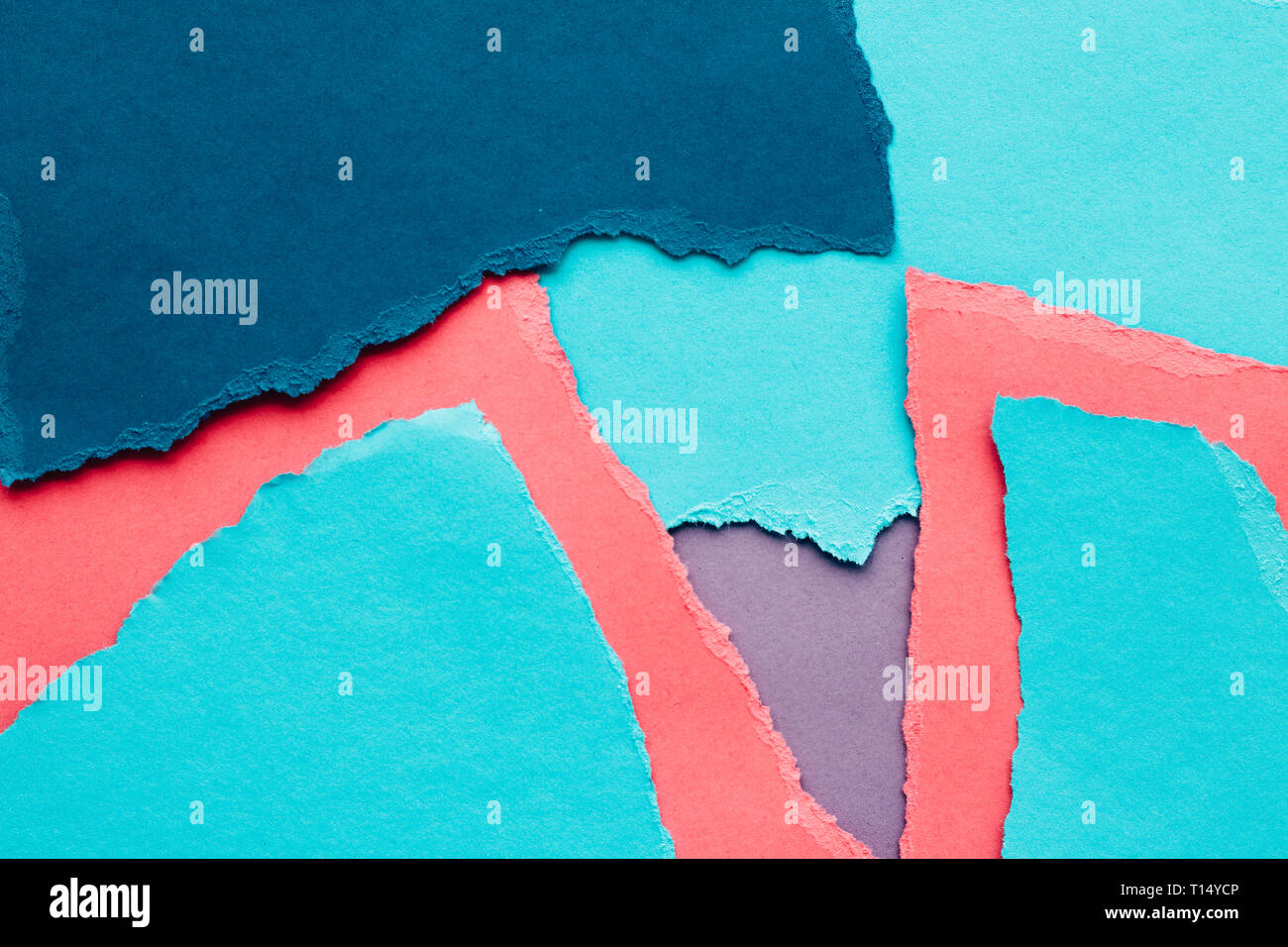 Torn paper texture as background. Always stay creative Stock Photo - Alamy