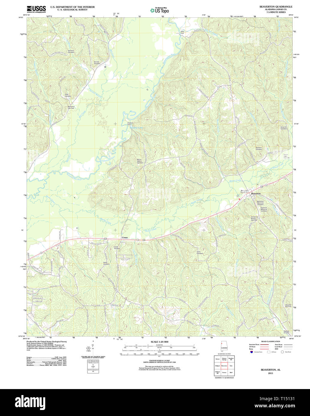 Beaverton map hi-res stock photography and images - Alamy