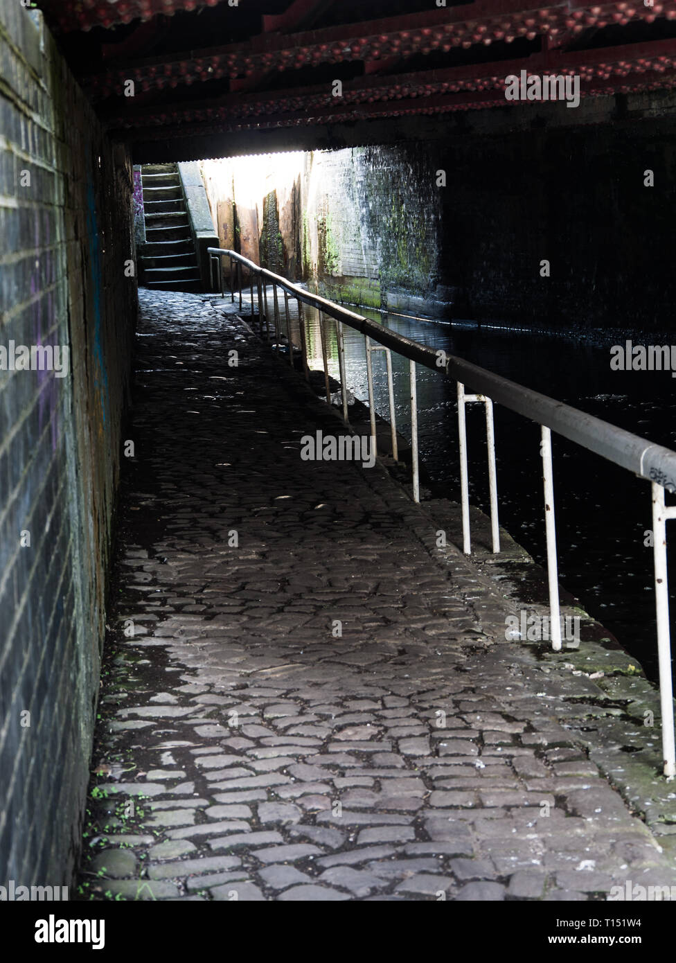 Under railway bridge by the Trent and Mersey canal, Etruria, Stoke-on ...