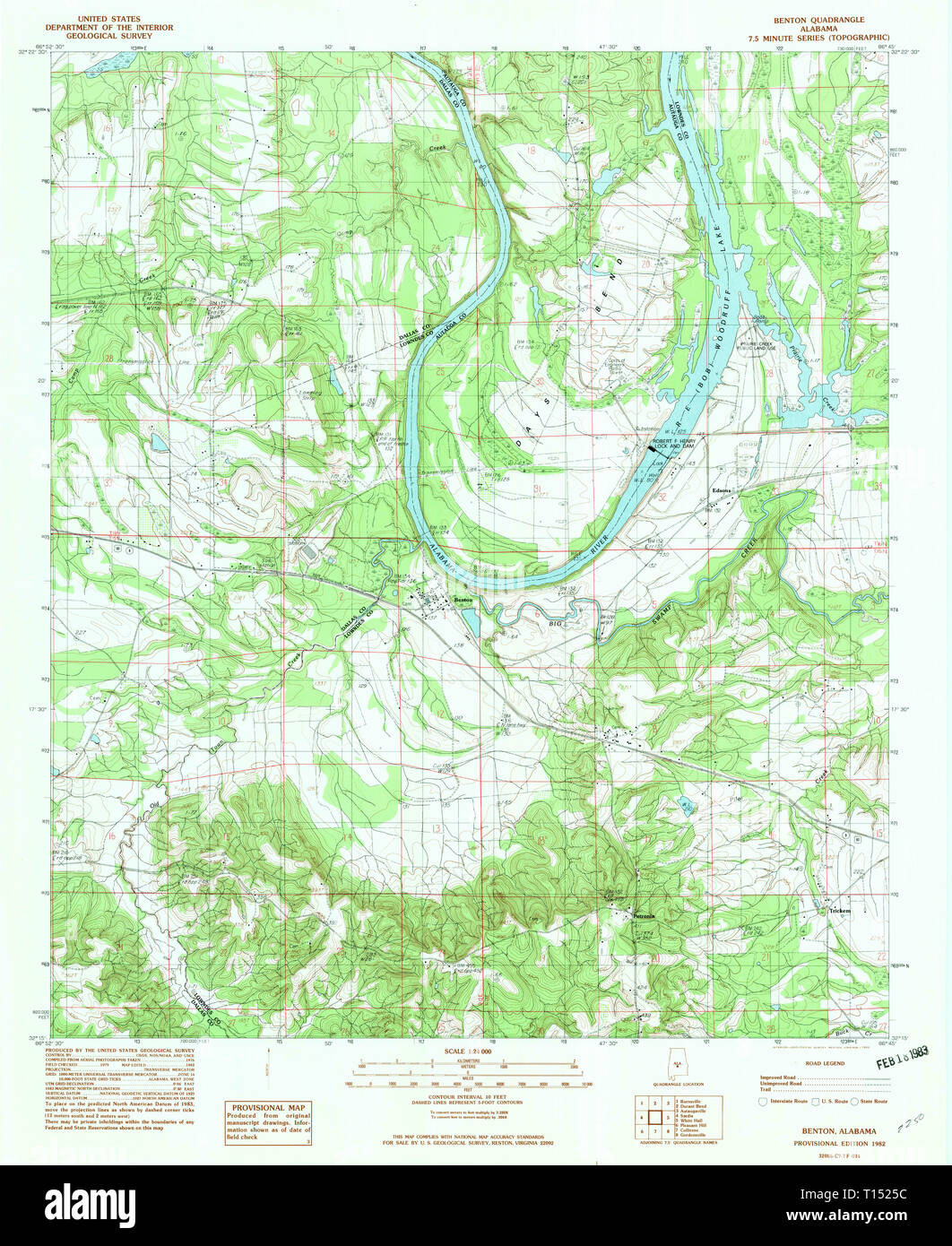 Map of benton hi-res stock photography and images - Alamy