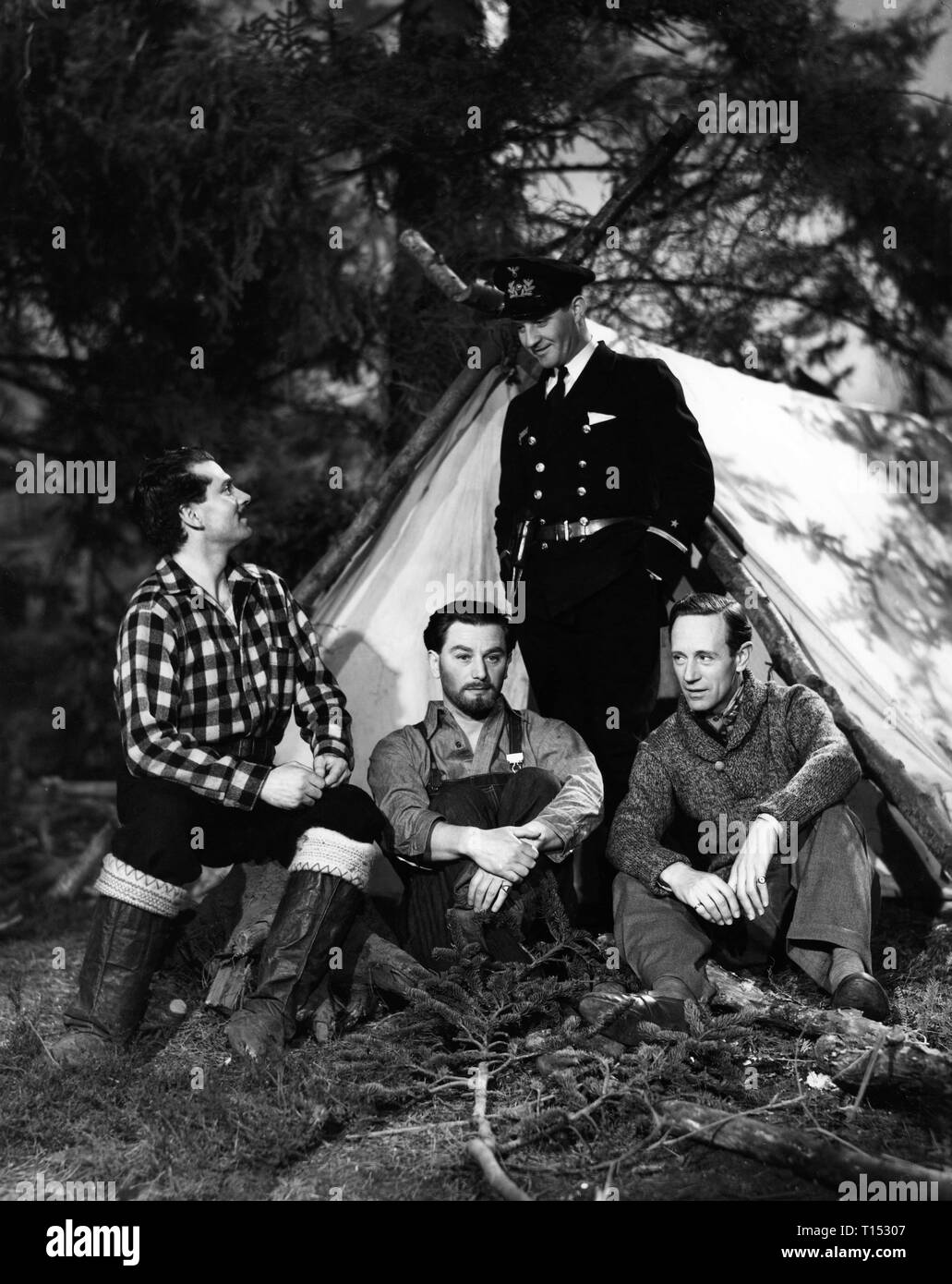 Leslie howard 49th parallel Black and White Stock Photos & Images - Alamy