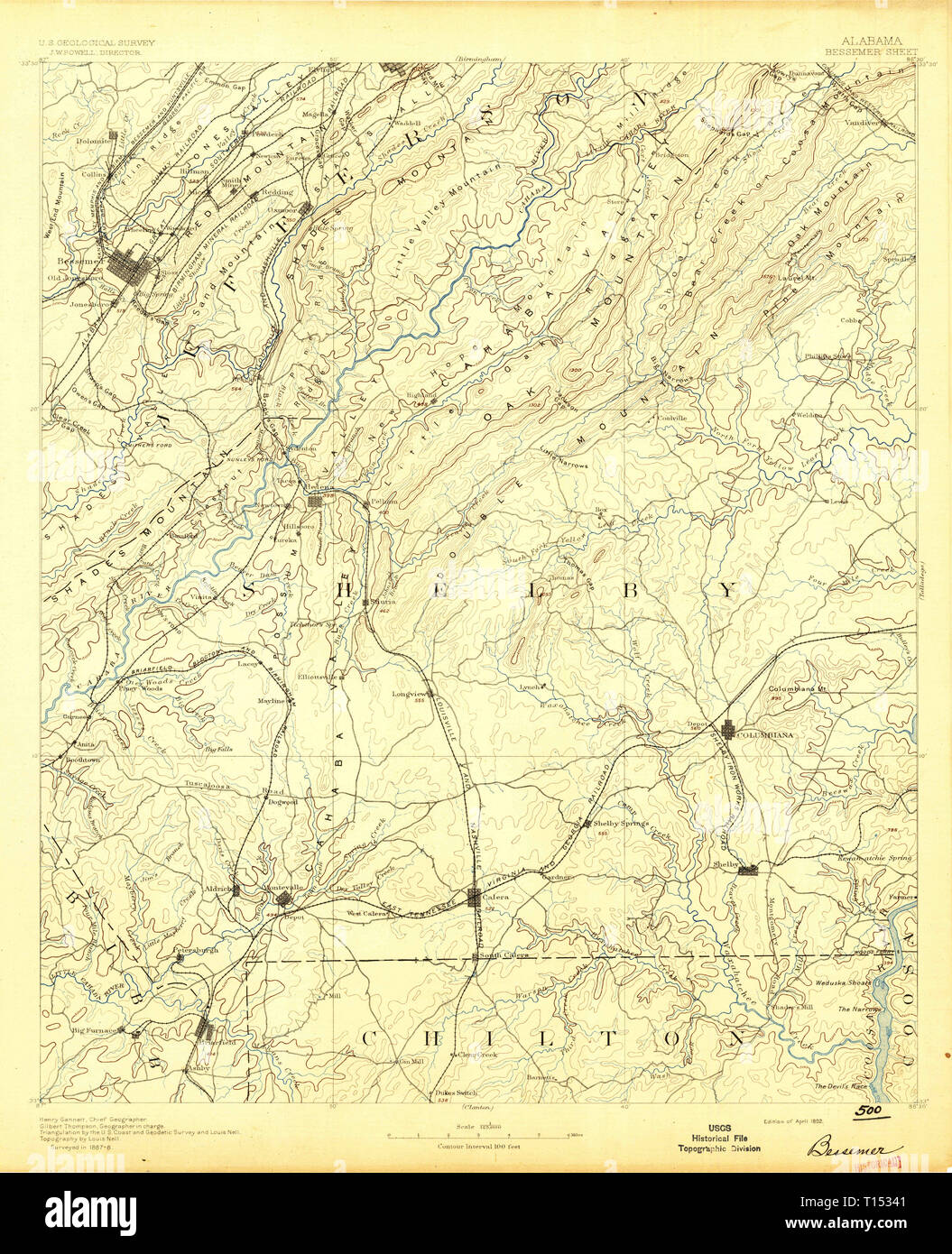 Bessemer map hi-res stock photography and images - Alamy