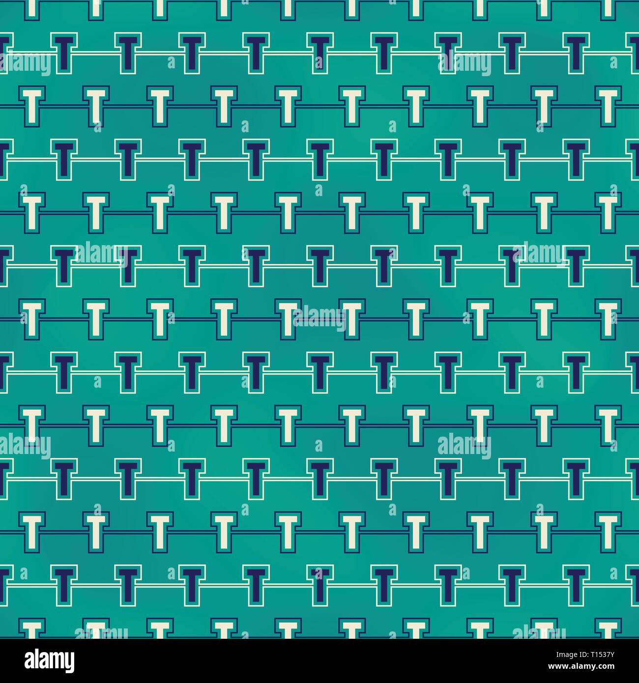 Vector seamless pattern of alphabet letter T Stock Vector Image & Art ...