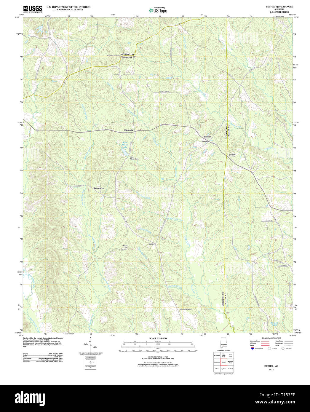 Map of bethel hi-res stock photography and images - Alamy