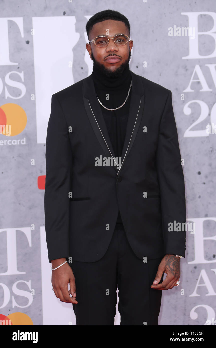 The Brit Awards 2019 held at the O2 - Arrivals Featuring: Ramz Where ...