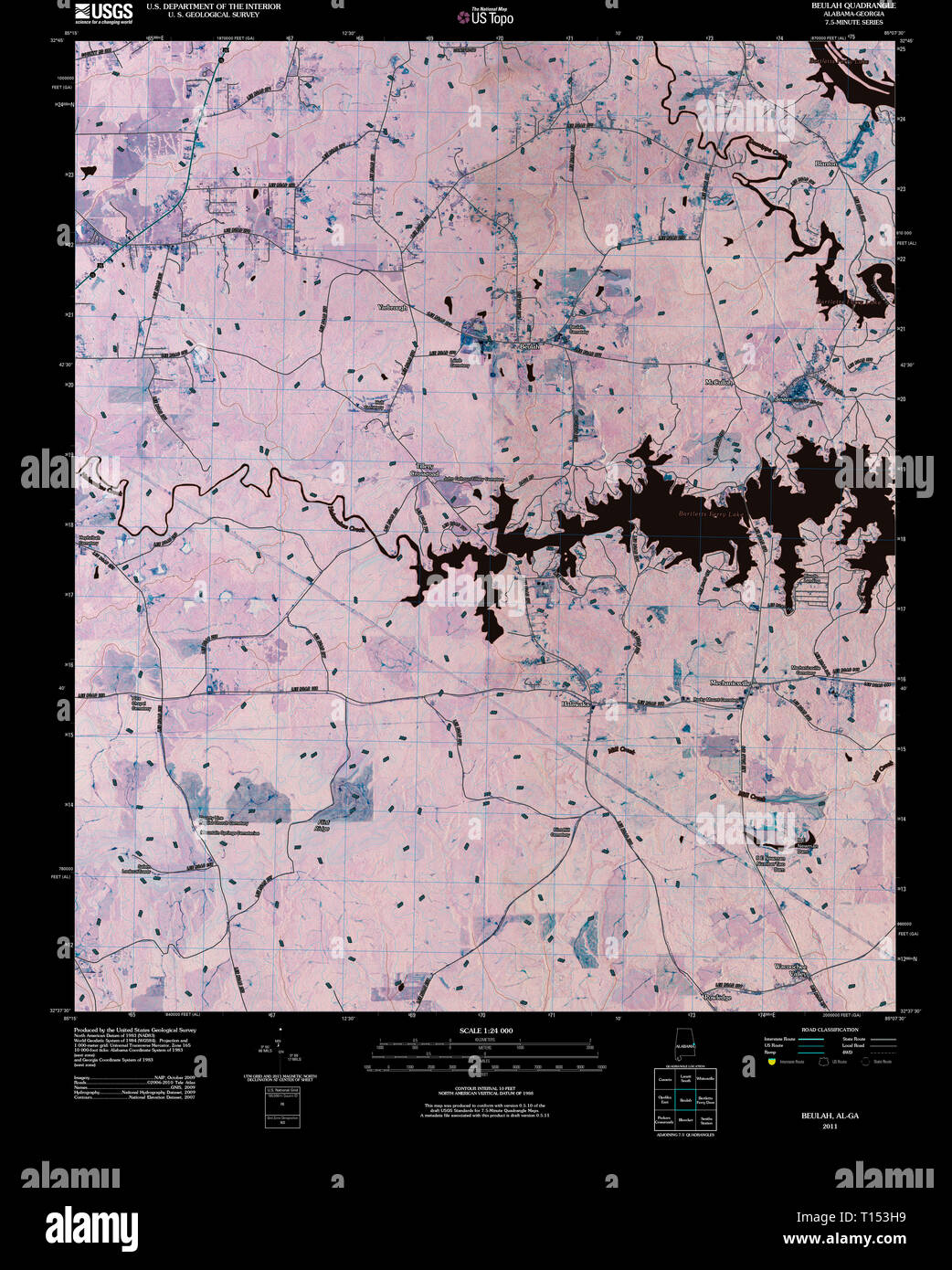 Beulah map hi-res stock photography and images - Alamy