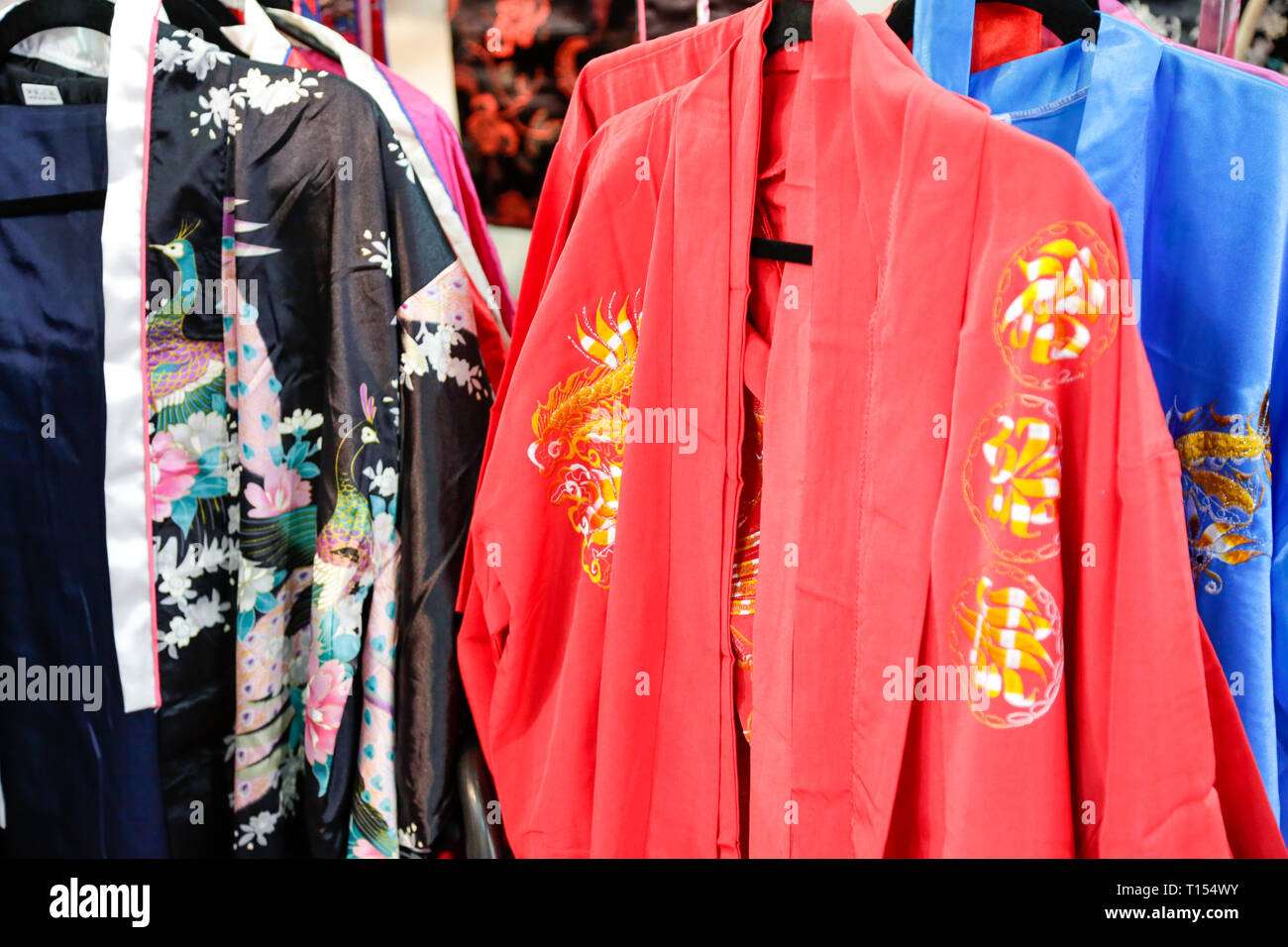 Typical Japanese kimonos Stock Photo - Alamy