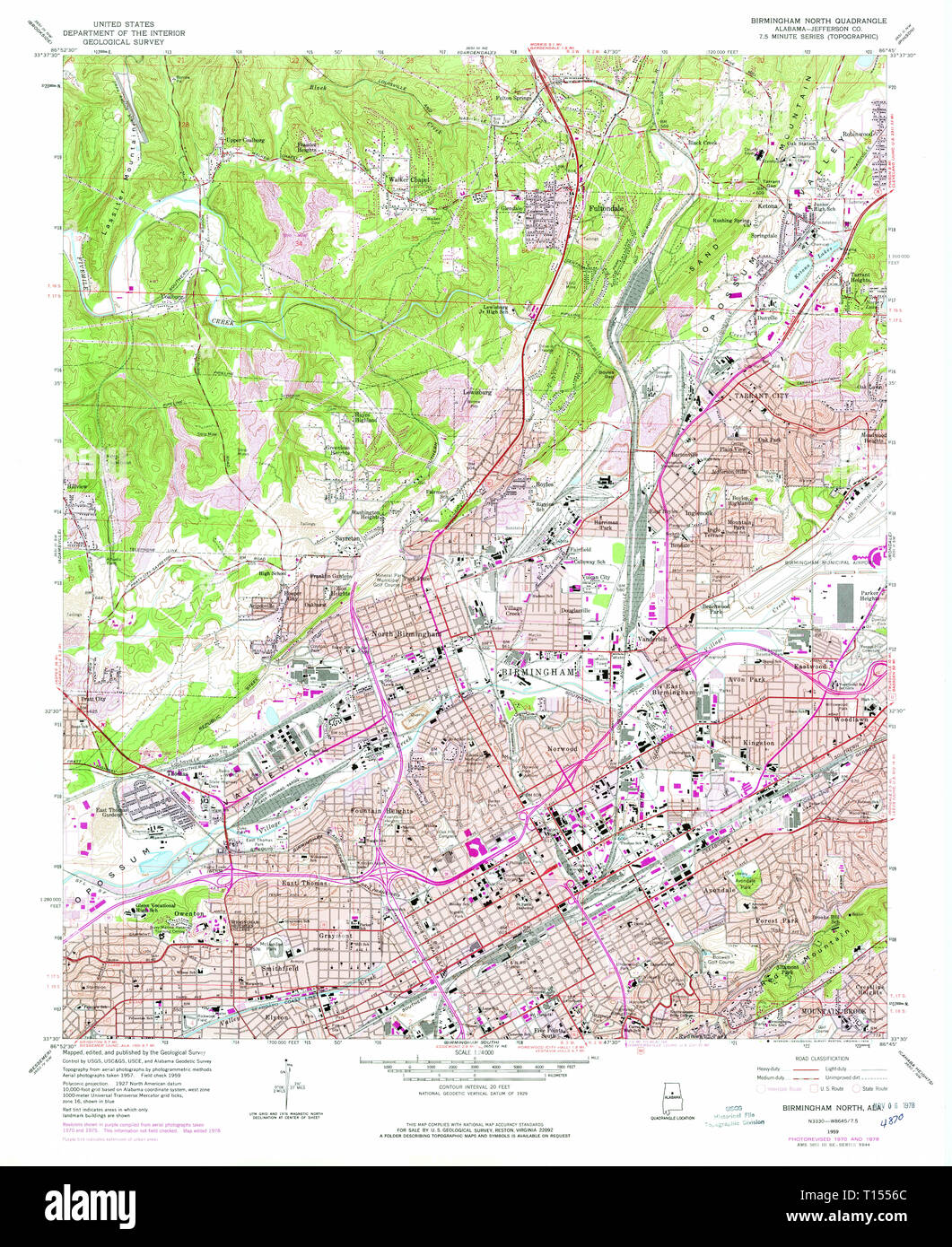 1959 map Cut Out Stock Images & Pictures - Alamy