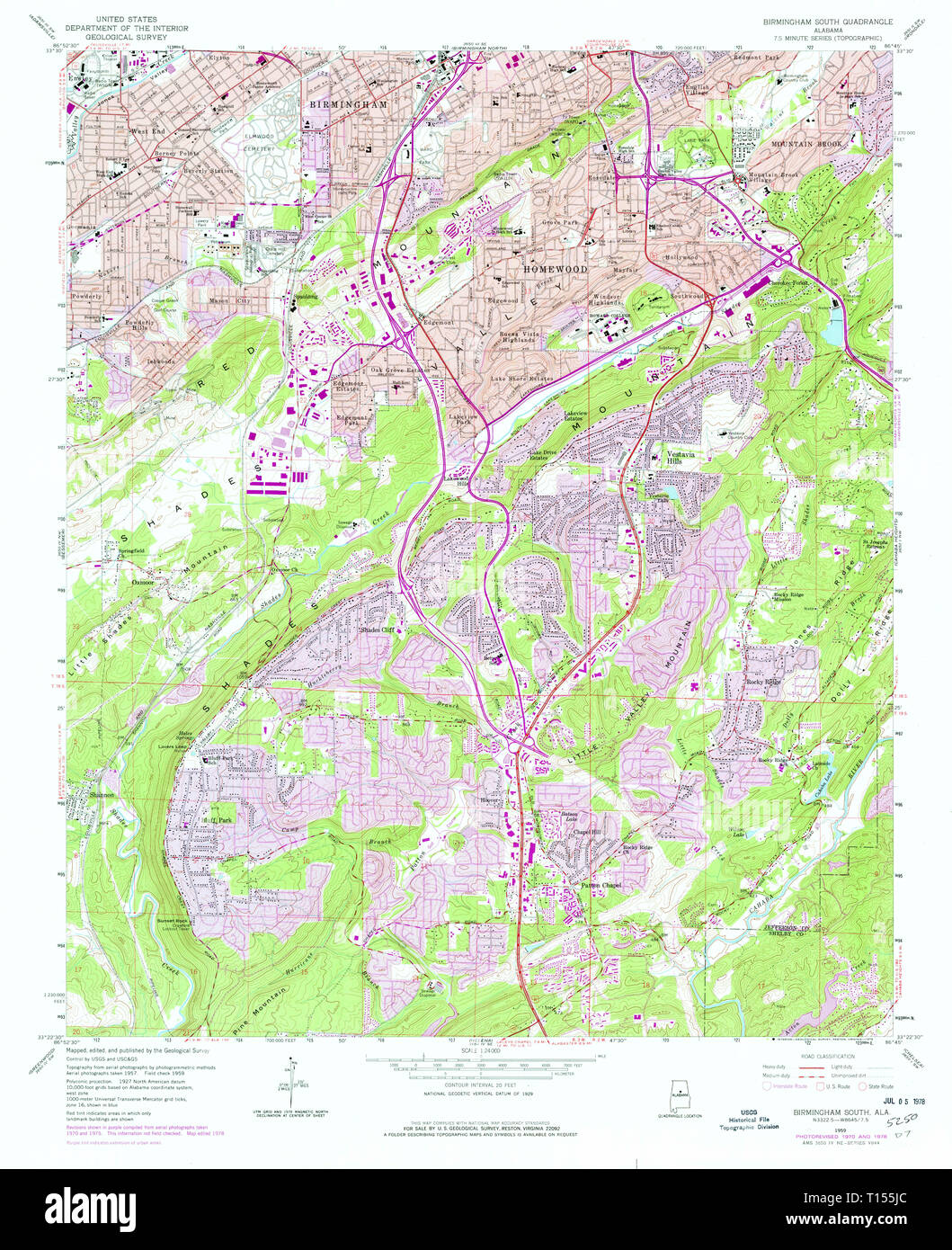 1959 map Cut Out Stock Images & Pictures - Alamy