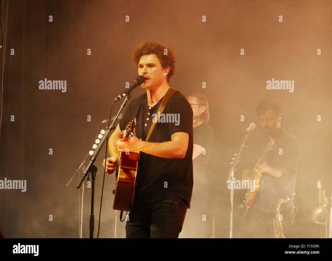 LOS ANGELES, CA - JULY 6: Singer Vance Joy performs in concert on ...