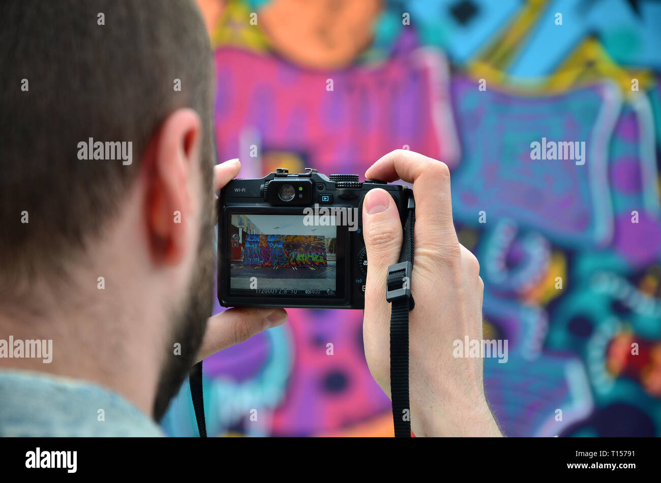 Graffiti artist technology hi-res stock photography and images - Alamy