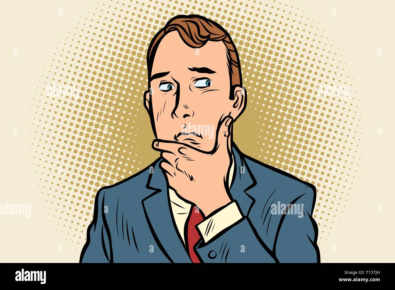 man thought, tasks and solutions Stock Vector Image & Art - Alamy