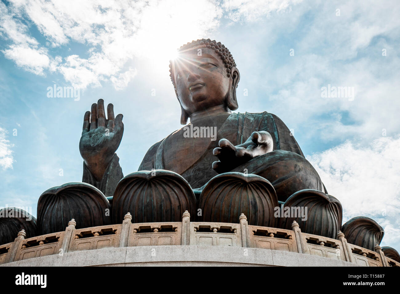 Hong Kong, Lantau, Ngong Ping, Tian Tan Buddha Stock Photo - Alamy