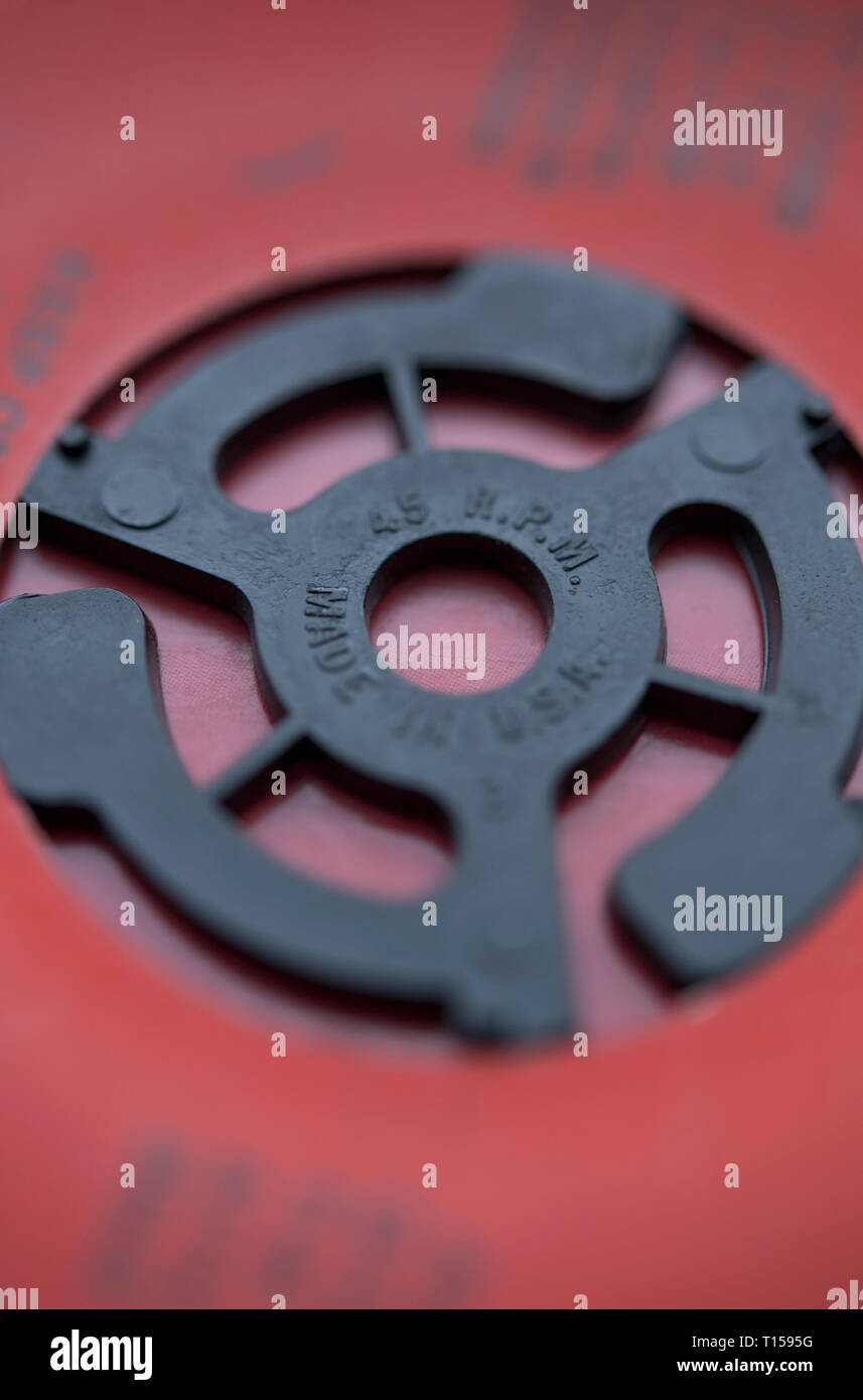 45 record adapter hi-res stock photography and images - Alamy