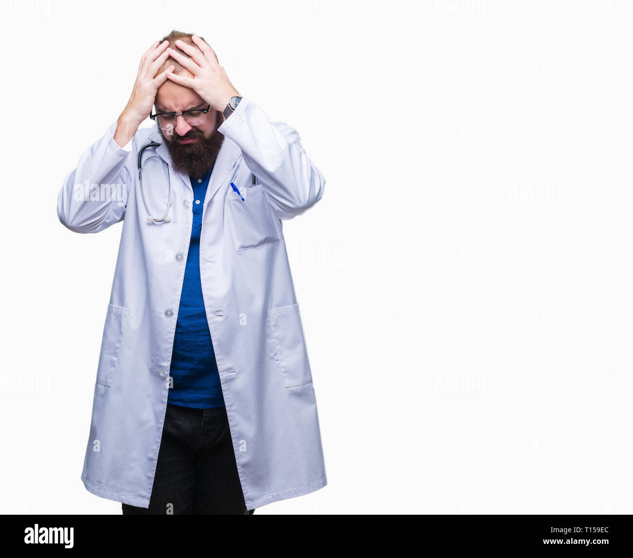 Fat man suffering from Cut Out Stock Images & Pictures - Alamy