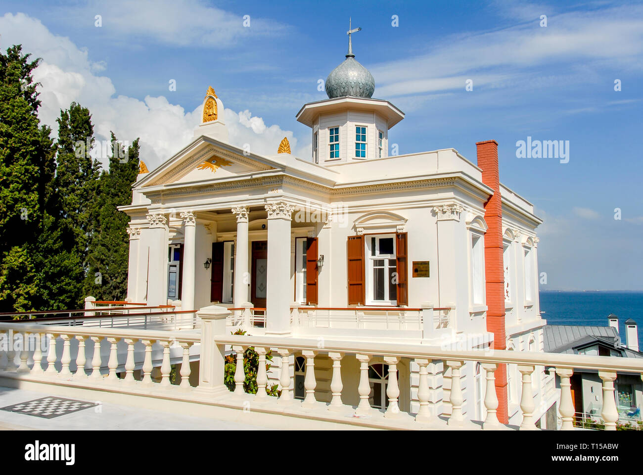 Istanbul, Turkey, 3 August 2012: Masonic Lodge at Buyukada, Princes ...