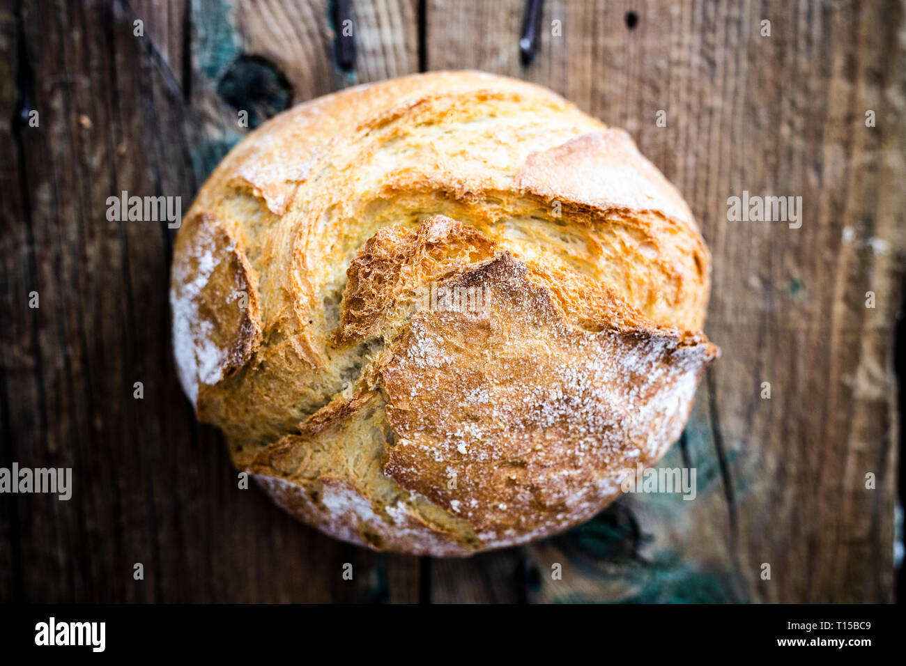 Pagnotta on wood Stock Photo - Alamy