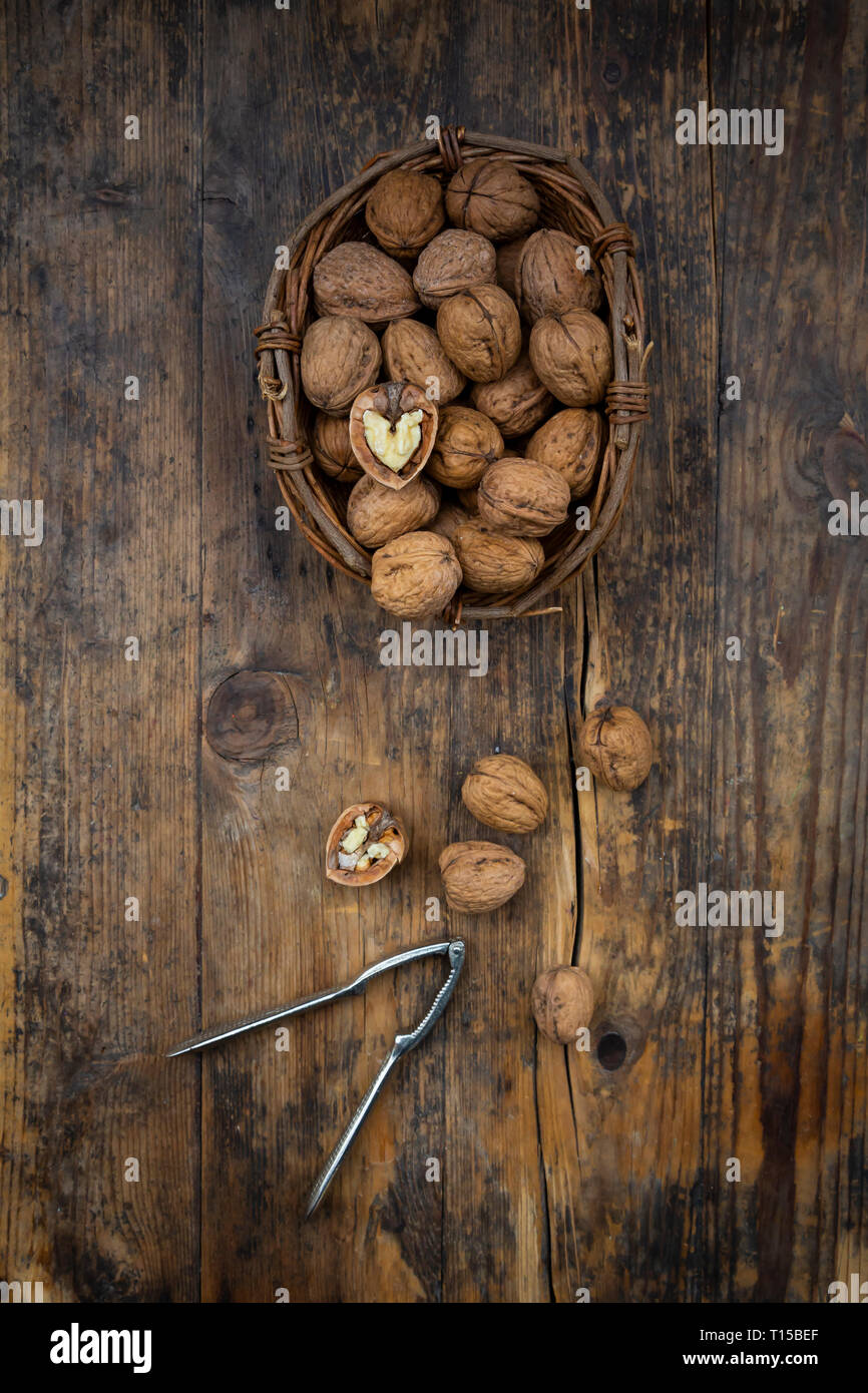 Nutcracker wickerbasket wood hi-res stock photography and images - Alamy
