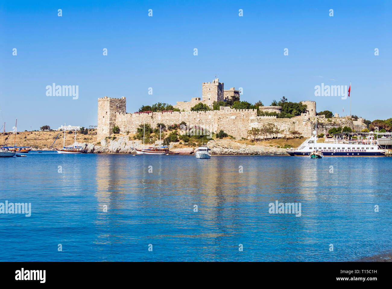 Bodrum, Turkey, 20 May 2010: Bodrum Castle and Underwater Archeology ...