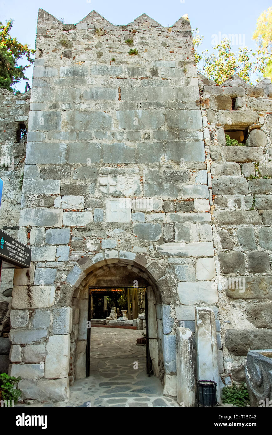 Bodrum, Turkey, 20 May 2010: Bodrum Castle and Underwater Archeology ...